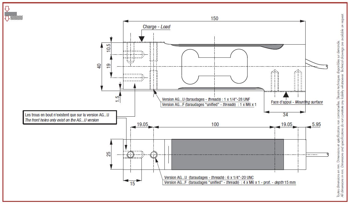 AG Single point load | Absolute Gauge Technologies™
